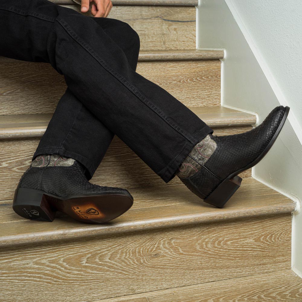Men's Cowboy Boots | The Zeke Python Exotic Boots | Rujo Boots