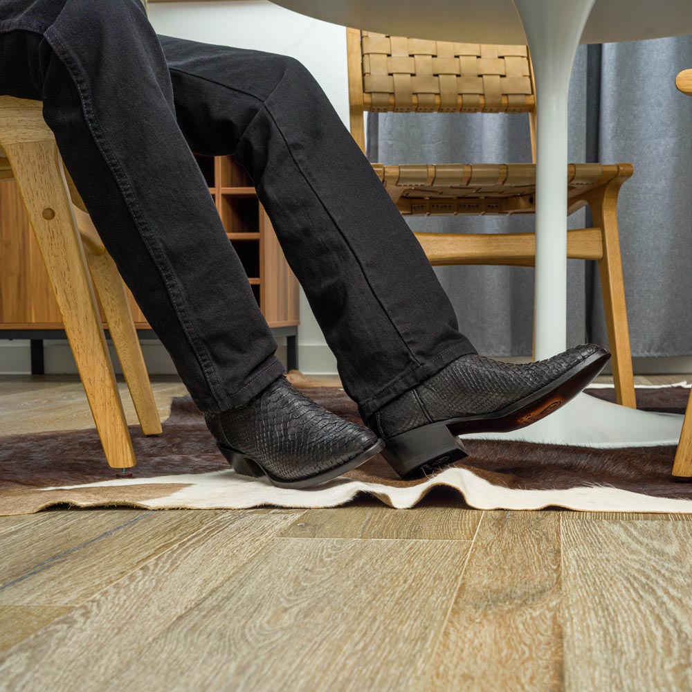 Men's Cowboy Boots | The Zeke Python Exotic Boots | Rujo Boots