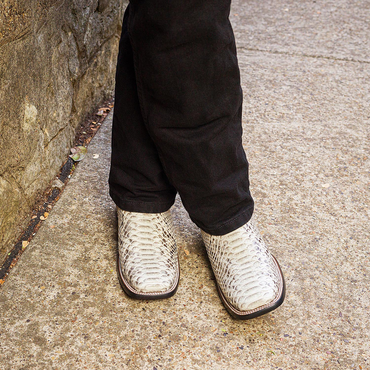 Men's Python Square Toe Boots | The Preston | RUJO Boots – Rujo Boots