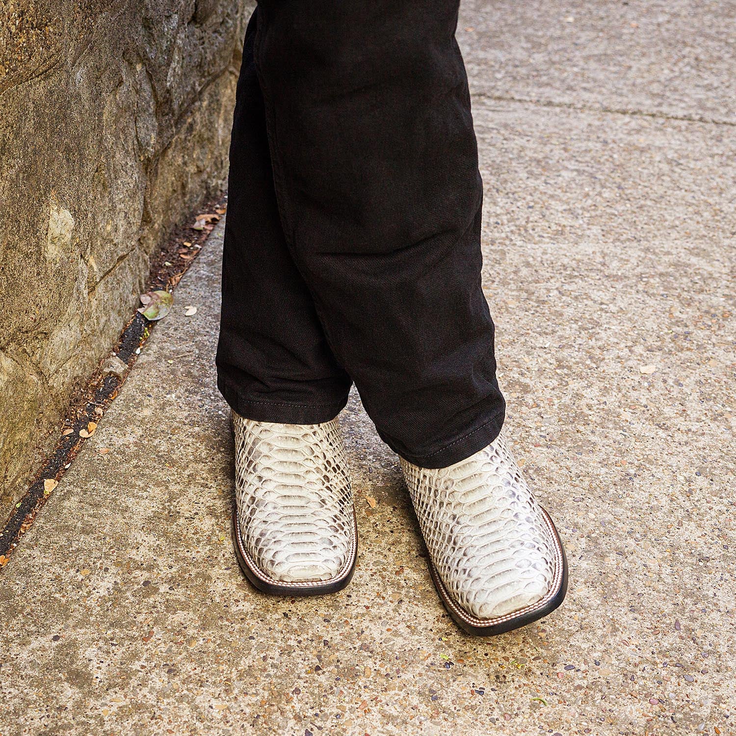 Men's Python Square Toe Boots | The Preston | RUJO Boots – Rujo Boots