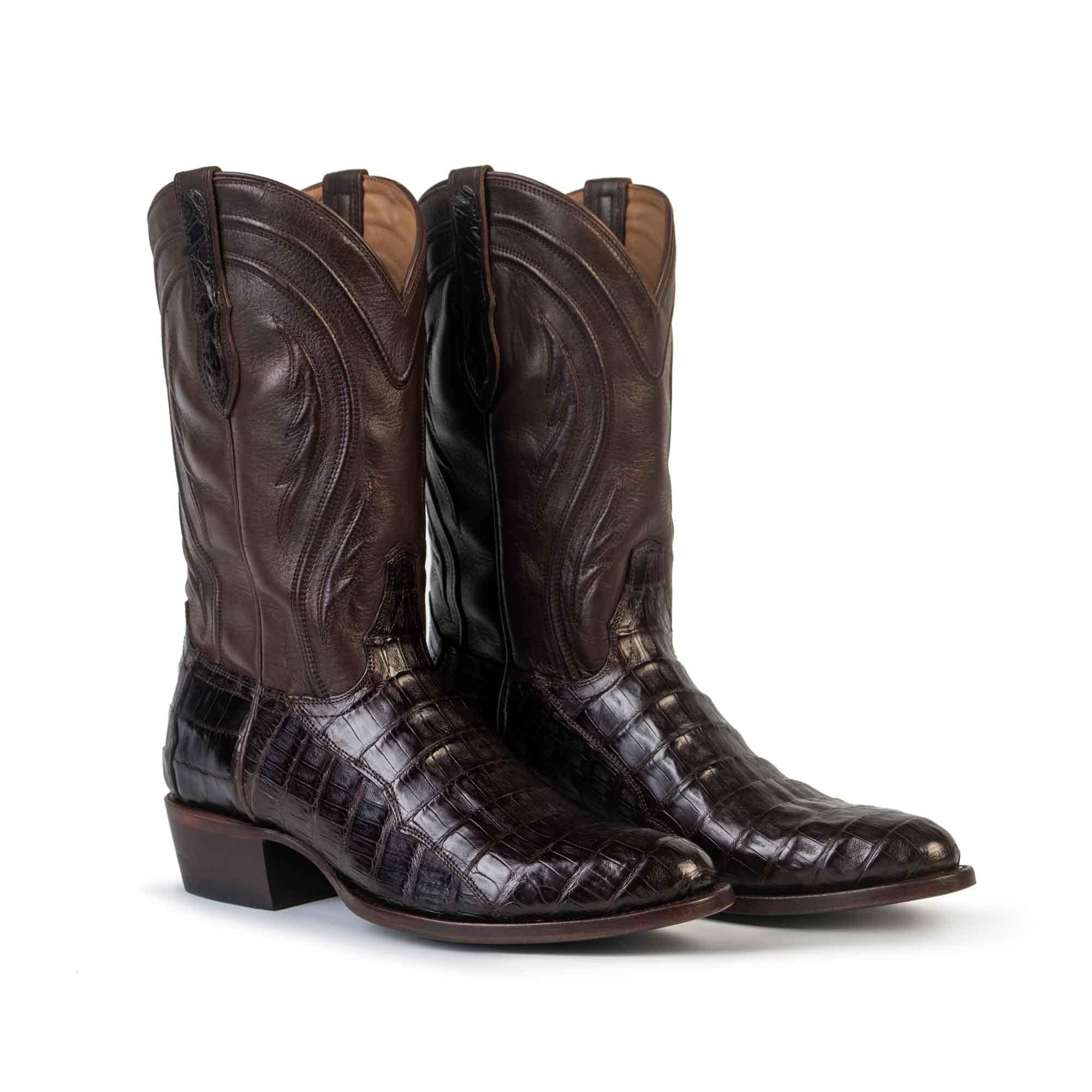 Blake: Men's Caiman Tail Western Cowboy Boots | RUJO Boots – Rujo Boots