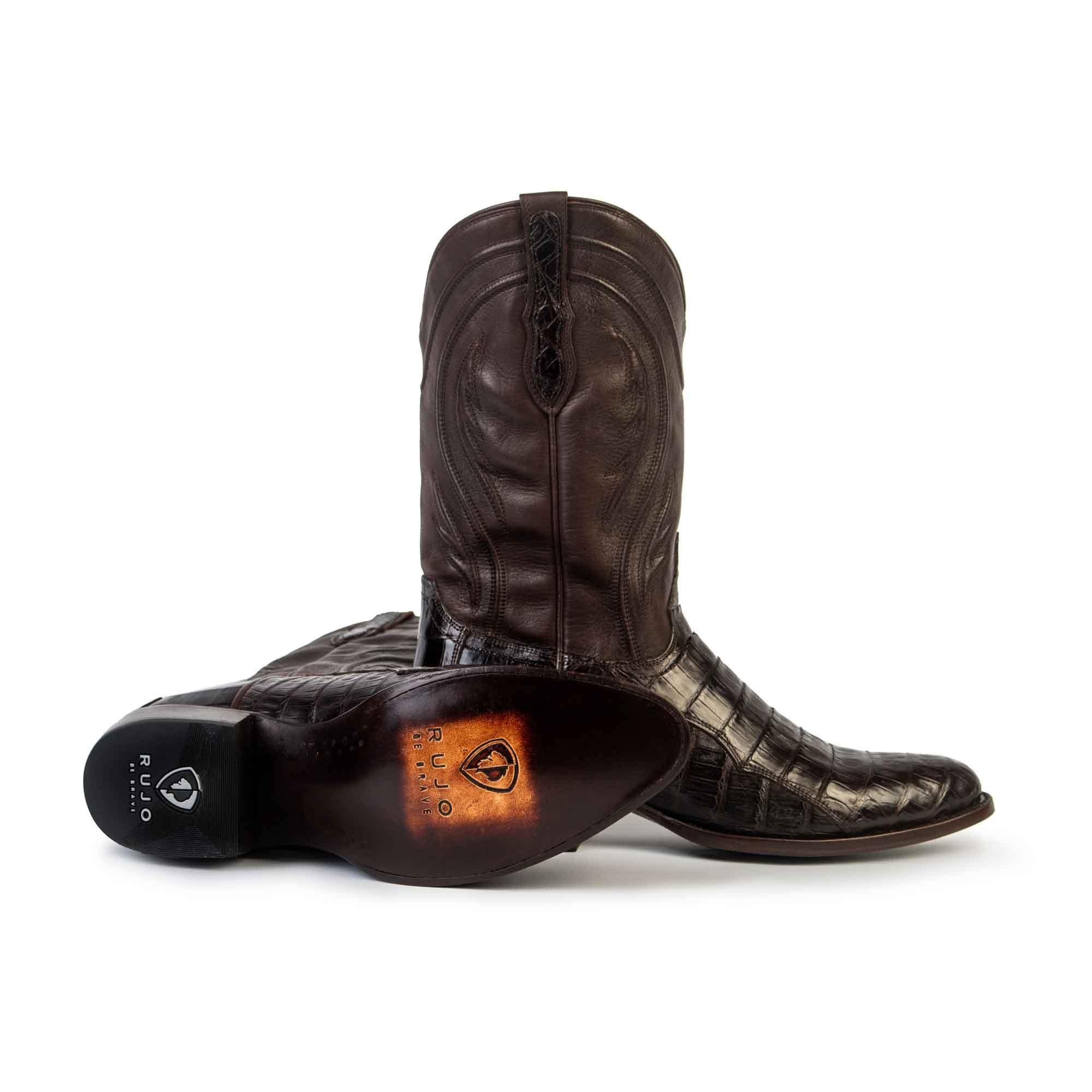 Blake: Men's Caiman Tail Western Cowboy Boots | RUJO Boots | Rujo Boots
