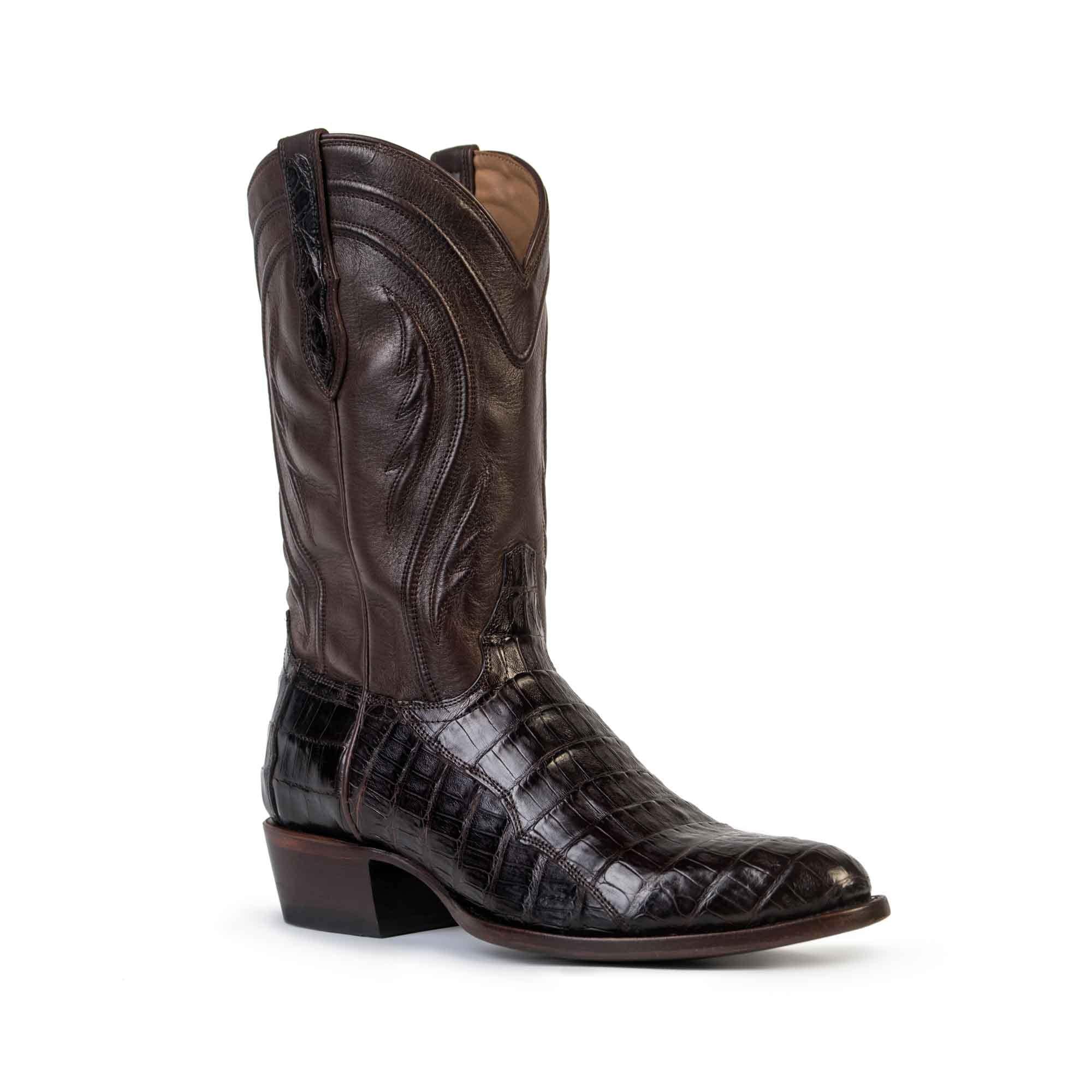 Blake: Men's Caiman Tail Western Cowboy Boots | RUJO Boots | Rujo Boots