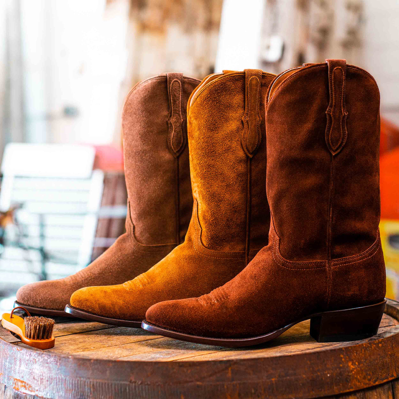 The Canyon | Mens Water-Resistant Suede Western Boots | RUJO – Rujo Boots