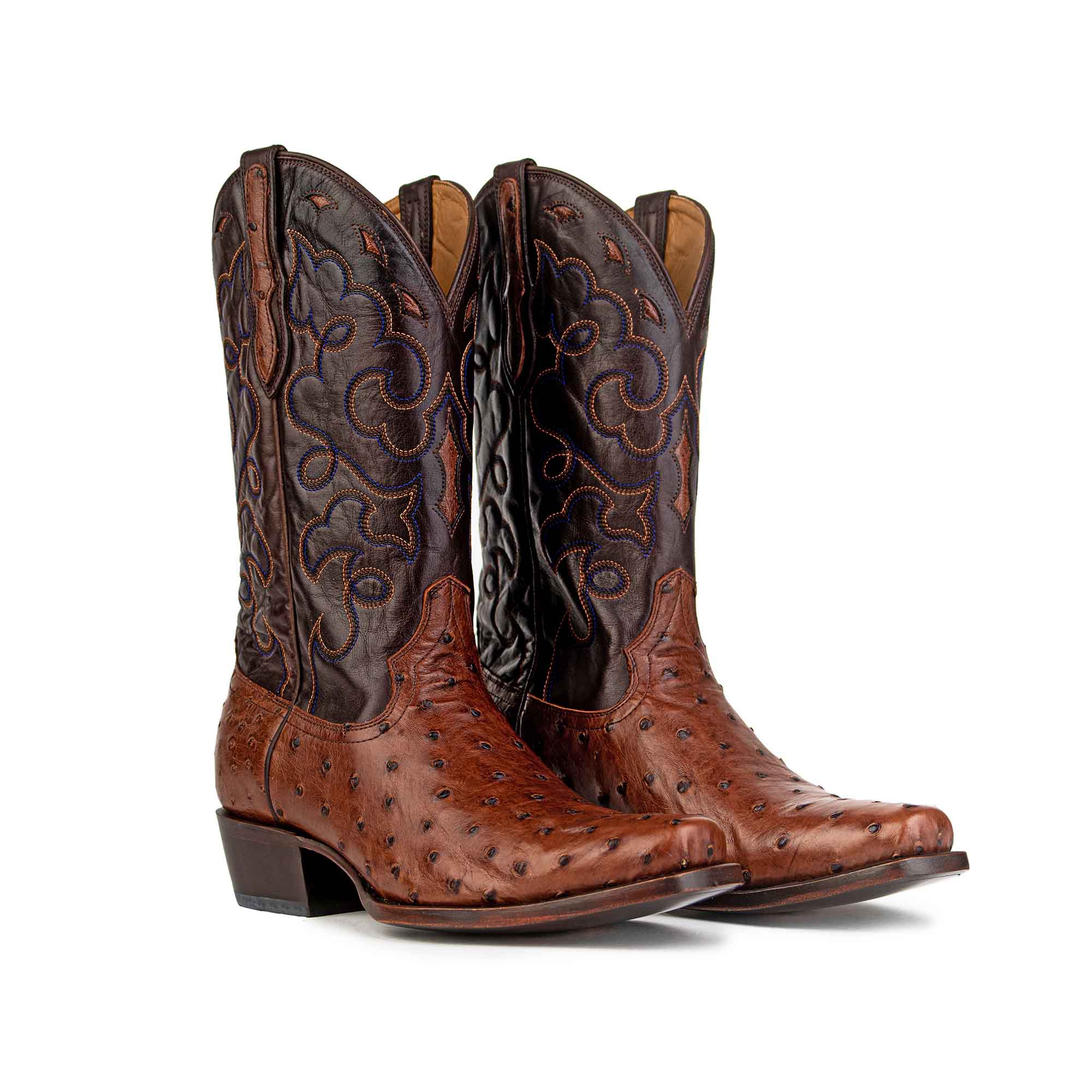 The Gavin | Men's Full-Quill Ostrich Cowboy Boots | RUJO – Rujo Boots