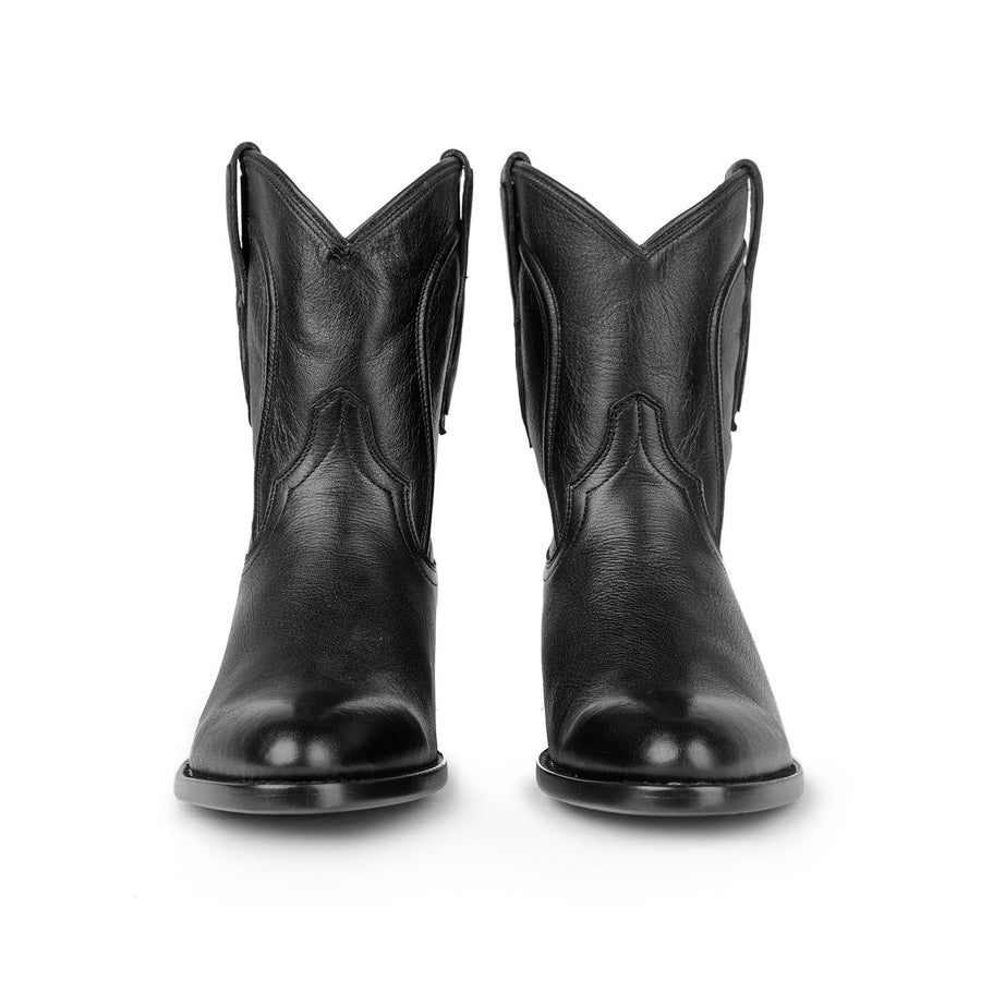 Women's Caravan Calfskin Cowgirl Bootie | The Myra | R-Toe – Rujo Boots