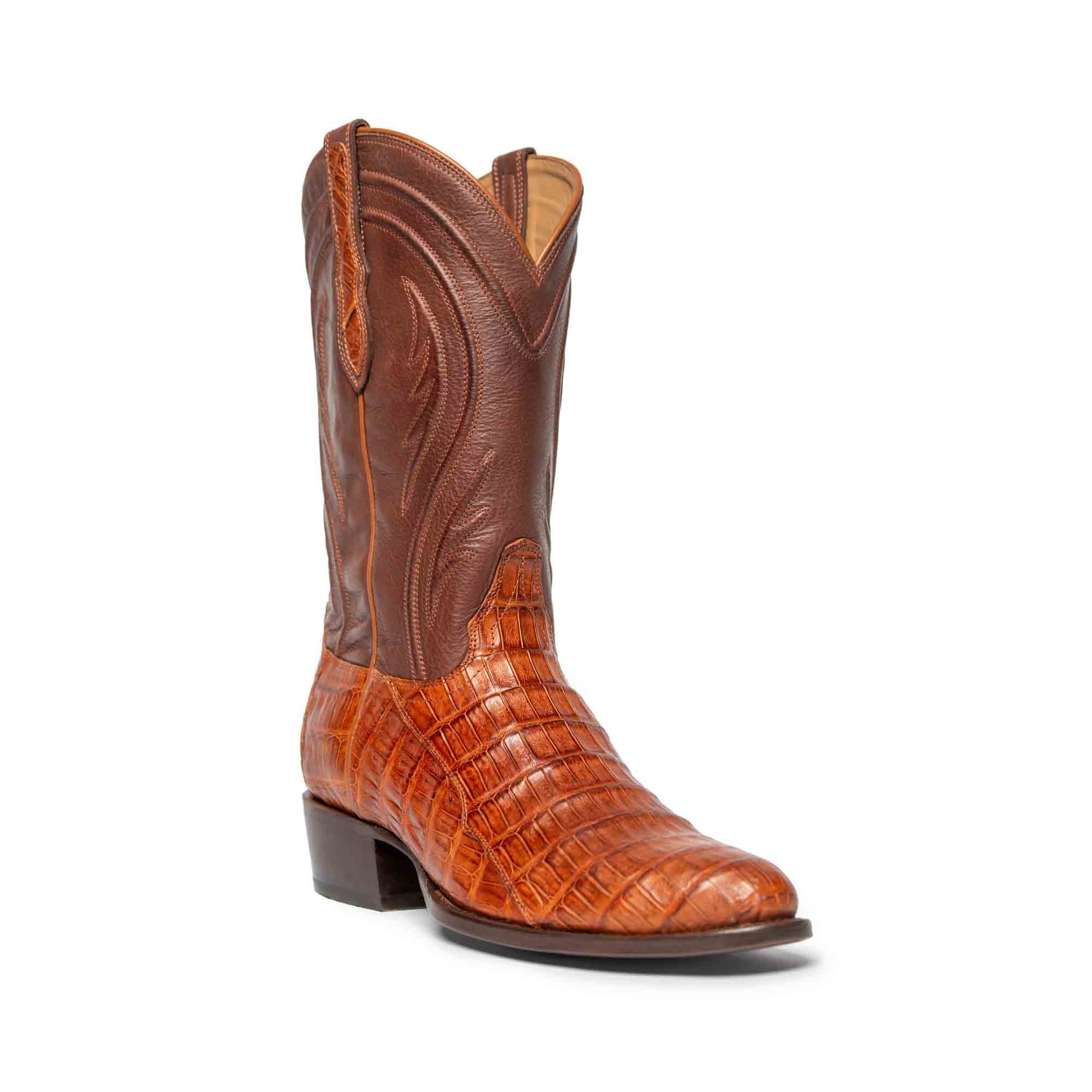 Blake: Men's Caiman Tail Western Cowboy Boots | RUJO Boots | Rujo Boots