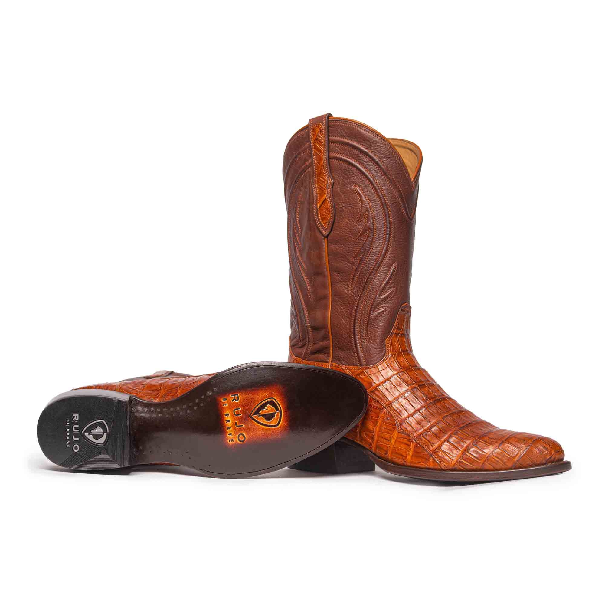 Blake: Men's Caiman Tail Western Cowboy Boots | RUJO Boots | Rujo Boots