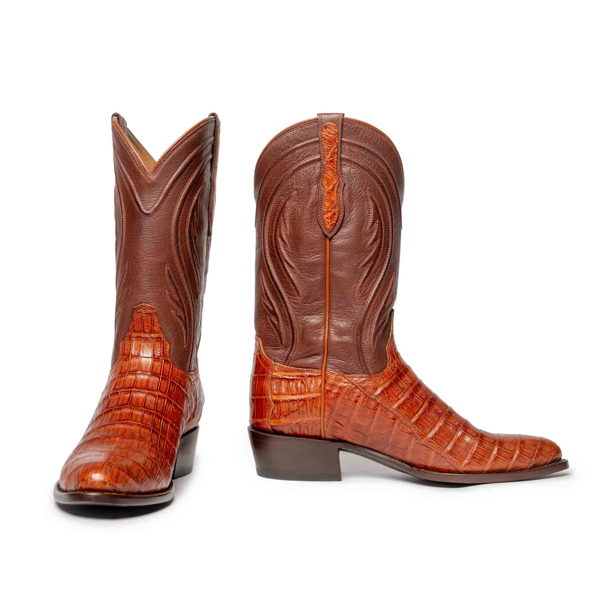 Blake: Men's Caiman Tail Western Cowboy Boots | RUJO Boots | Rujo Boots