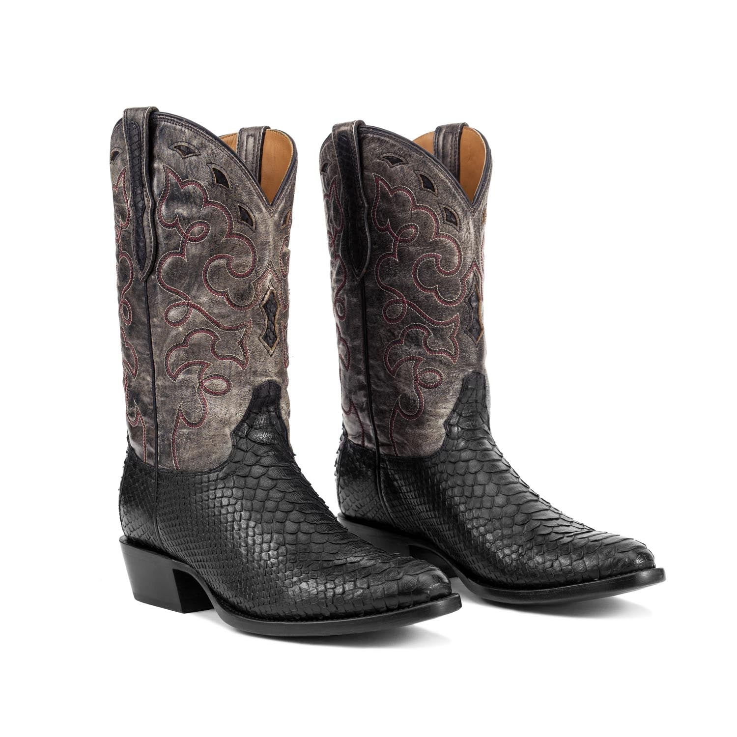 Men's Cowboy Boots | The Zeke Python Exotic Boots – Rujo Boots