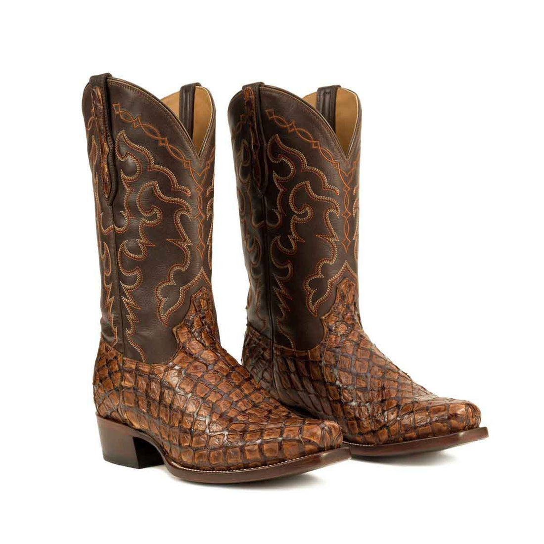 Men's Pirarucu Fish Cowboy Boots | The Darin