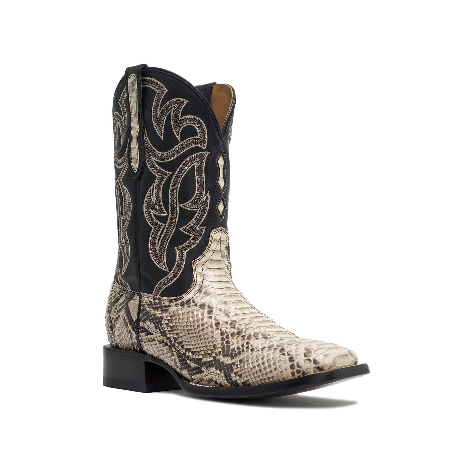 Men's Python Square Toe Boots | The Preston | RUJO Boots – Rujo Boots