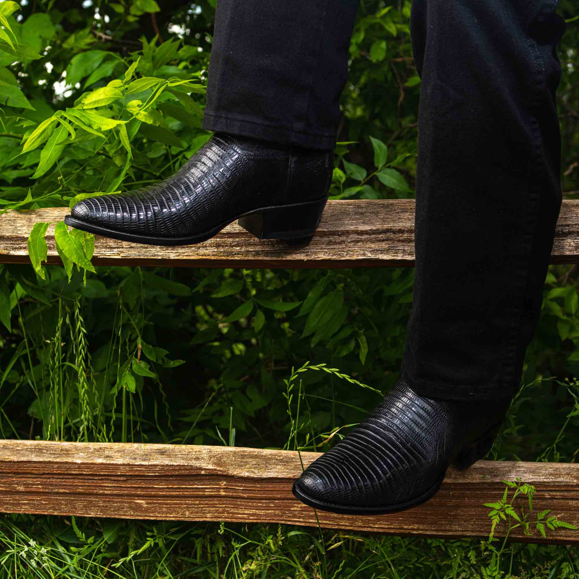 Marcus Men's Cowboy Boots | Teju Lizard Leather Boots | Rujo Boots