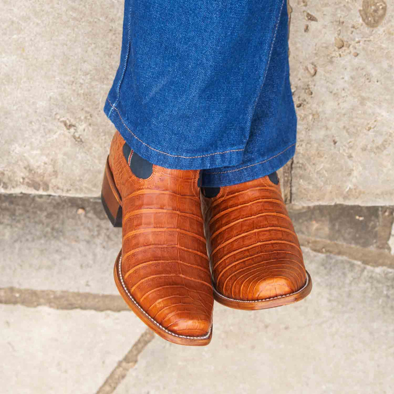 The Trace | 7-Toe Men's Caiman Belly Western Boots | RUJO – Rujo Boots