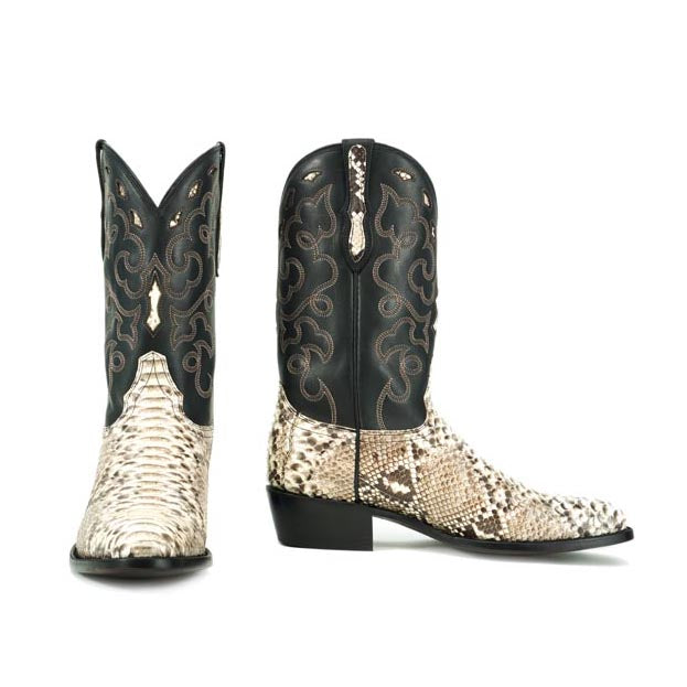 Men's Cowboy Boots | The Zeke Python Exotic Boots | Rujo Boots
