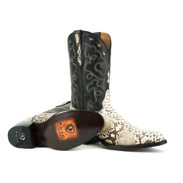 Men's Cowboy Boots | The Zeke Python Exotic Boots | Rujo Boots