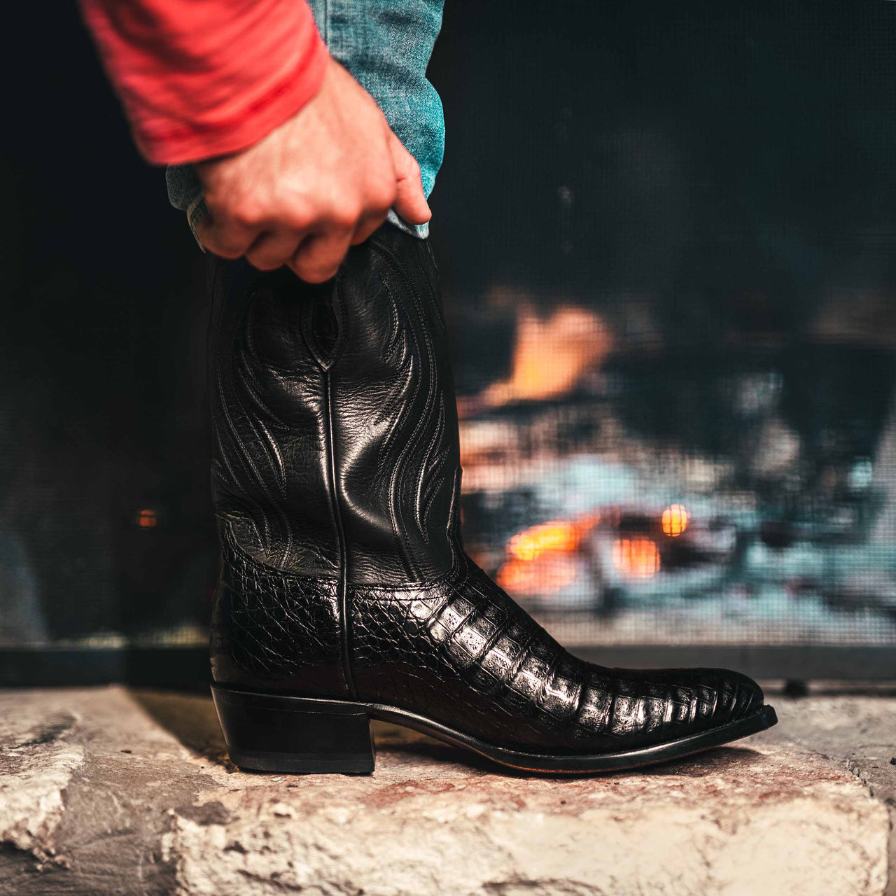 The Arturo | Men's Caiman Belly Western Boots | RUJO – Rujo Boots