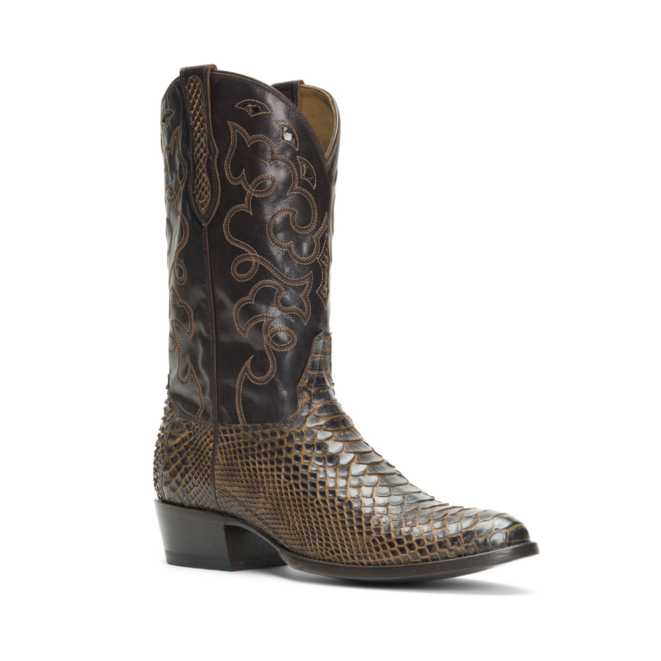 Men's Cowboy Boots | The Zeke Python Exotic Boots | Rujo Boots