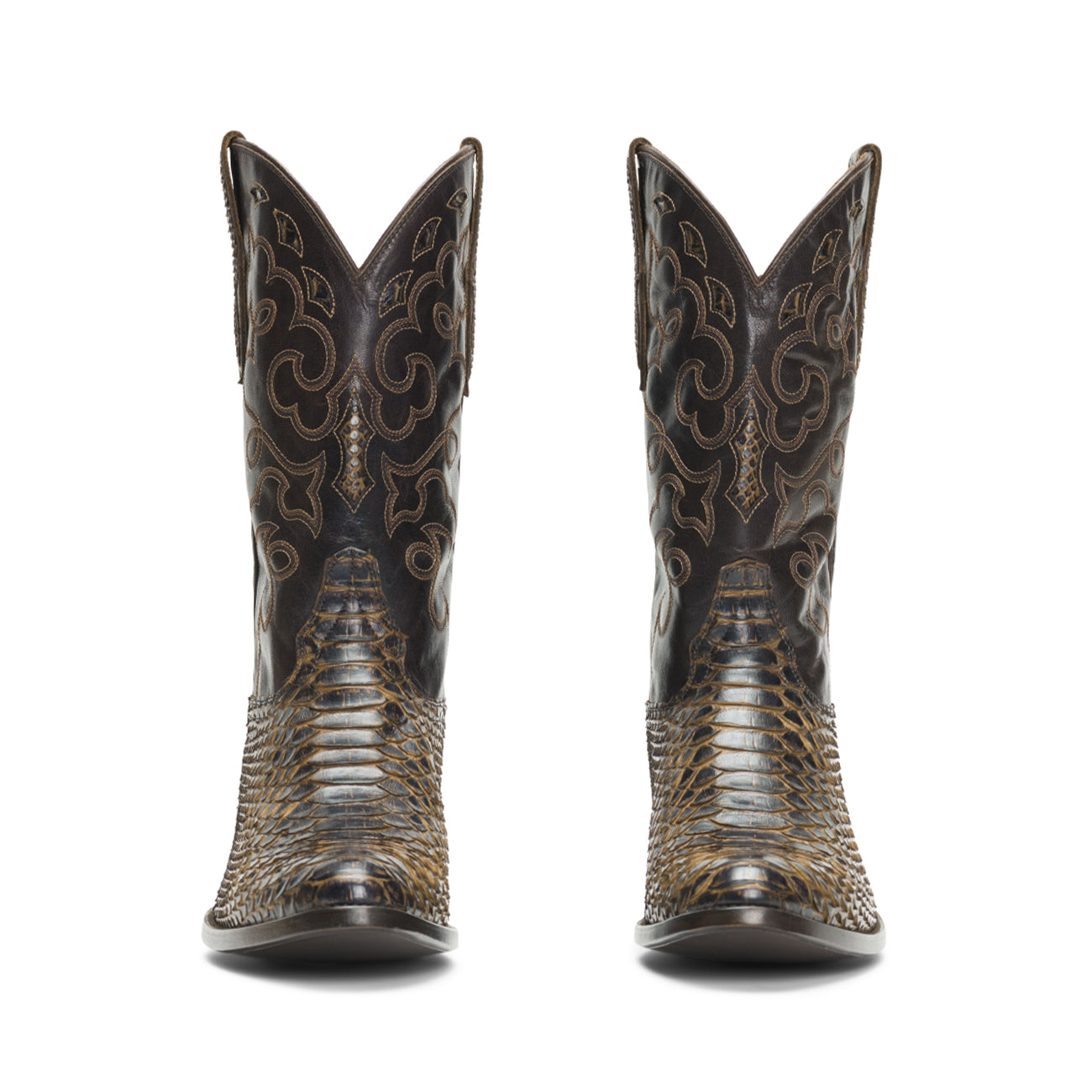 Men's Cowboy Boots | The Zeke Python Exotic Boots | Rujo Boots