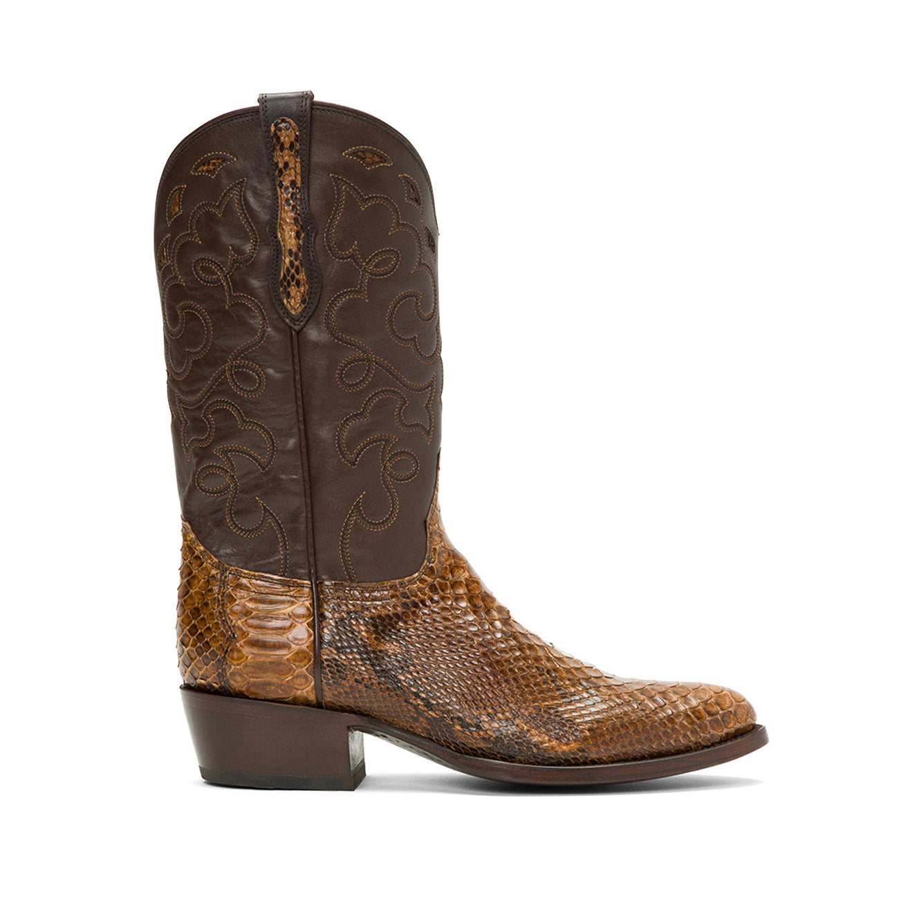 Men's Cowboy Boots | The Zeke Python Exotic Boots | Rujo Boots