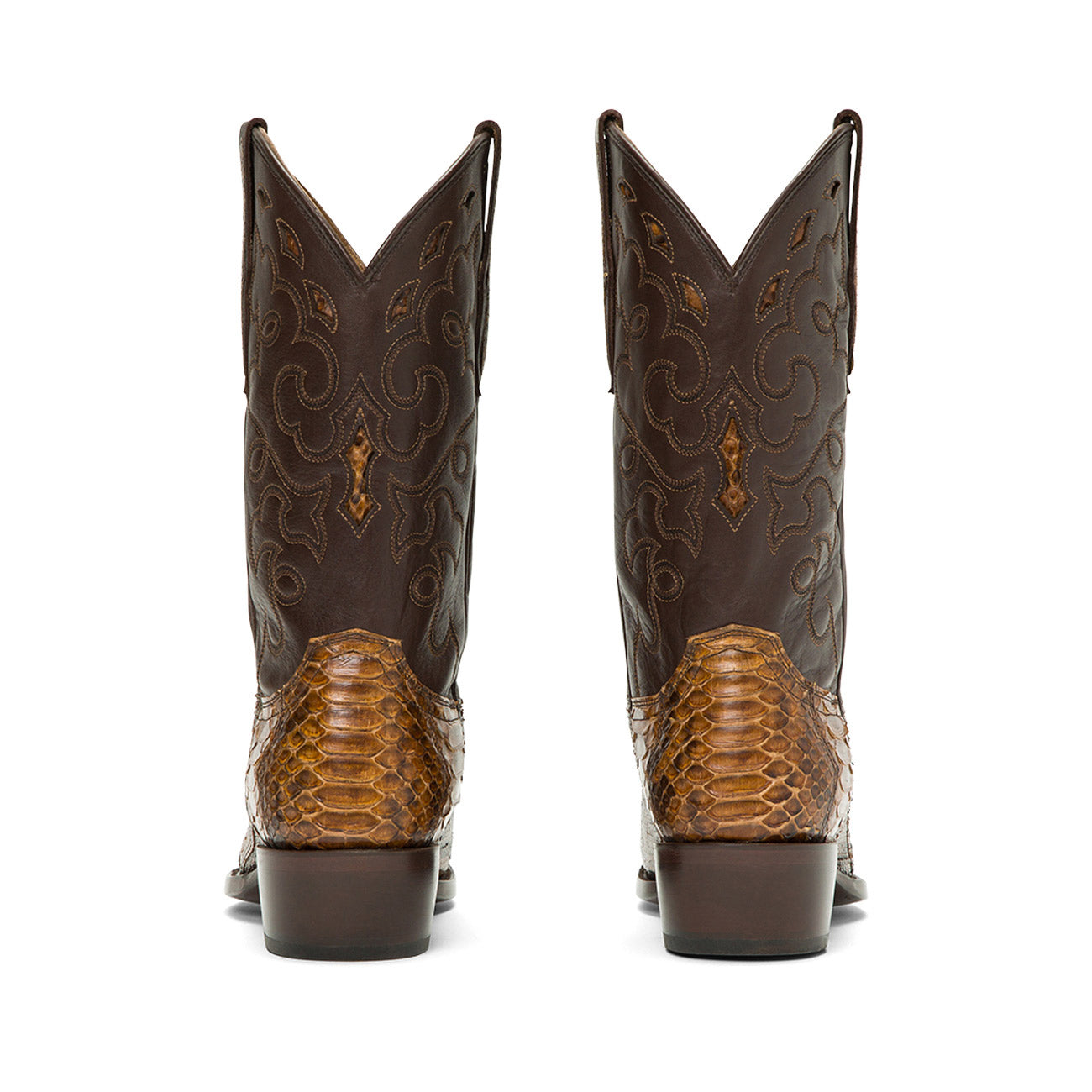 Men's Cowboy Boots | The Zeke Python Exotic Boots | Rujo Boots
