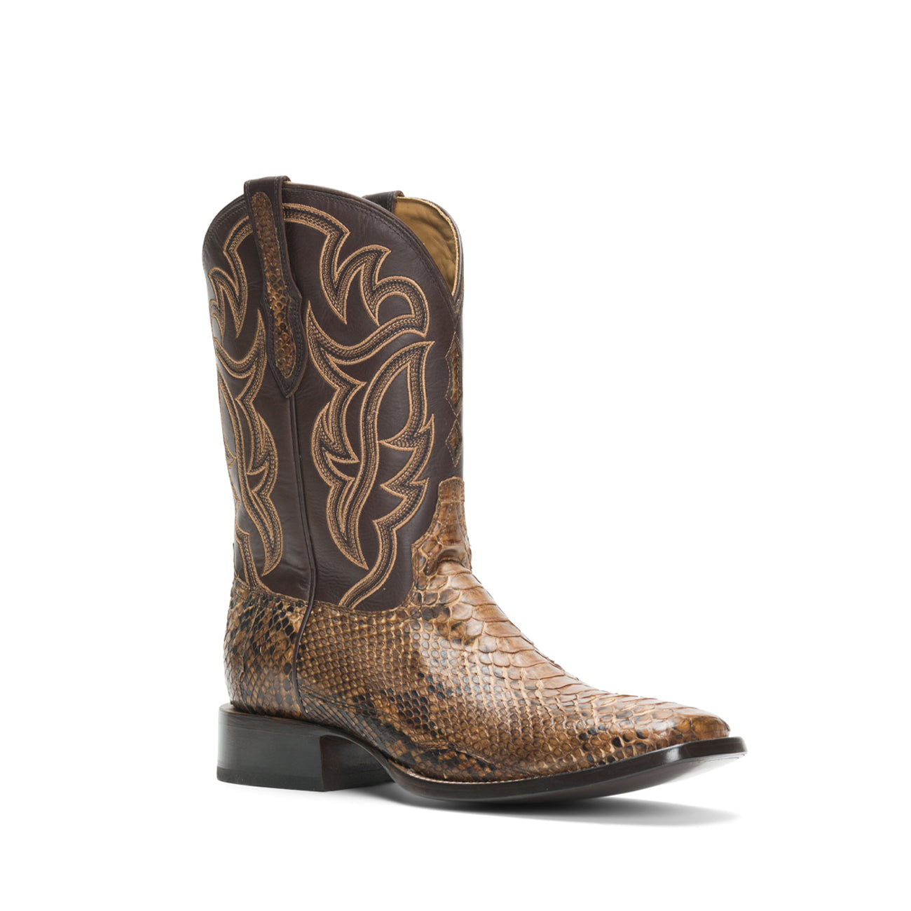 Men's Python Square Toe Boots | The Preston | RUJO Boots | Rujo Boots